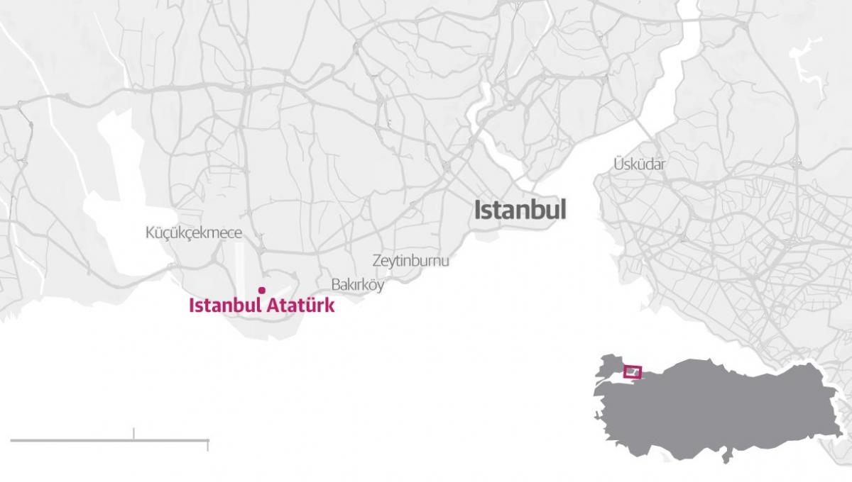 Istanbul Bakirkoy mapa - Mapa de bakirkoy estambul (Turquía) Istanbul Bakirkoy mapa - Mapa de bakirkoy estambul (Turquía)