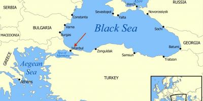 Estambul - Constantinopla mapa Mapas de Estambul - Constantinopla (Turquía)